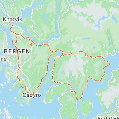Knarvik-Norheimsund-Knarvik | 277.2 km Cycling Route on Strava