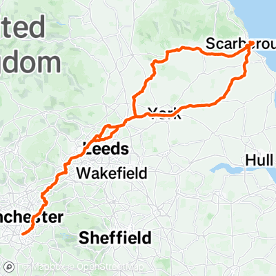 Stockport-Scarborough-Horsforth | 327.2 km Cycling Route on Strava