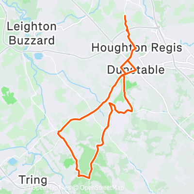 Dunstable 28m | 26.6 mi Cycling Route on Strava