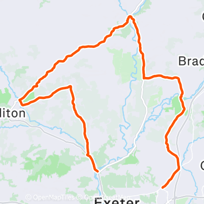 Bike Shed - Silverton, Bickleigh, Cadbury, Crediton, Cowley | 42.5 km ...