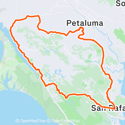 Petaluma Loop | 83.2 mi Cycling Route on Strava