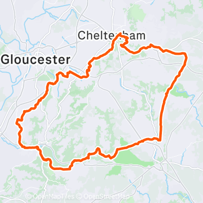 Sapperton Loop 95km | 95.7 km Cycling Route on Strava