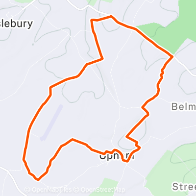 Dave's 'Upham yours' 12k | 12.1 km Running Route on Strava