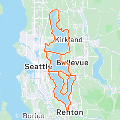 Seattle (almost) century, both bridges both directions, plus Mercer ...