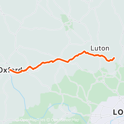 Wheathampstead to Oxford | 84.0 km Cycling Route on Strava