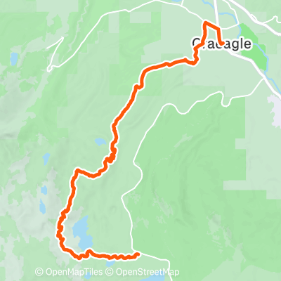 Mt. Elwell Shuttle from Lakes Basin | 12.6 mi Mountain Biking Trail on ...