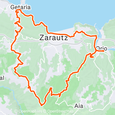 ORIO> TALAIMENDI> GETARIA> URDANETA | 32.3 km Cycling Route on Strava