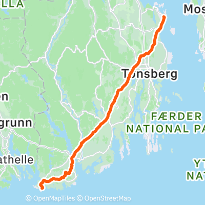 Oddane Sand - Horten | 70.6 km Cycling Route on Strava