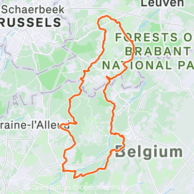 Rit Ottignies | 98.4 km Cycling Route on Strava