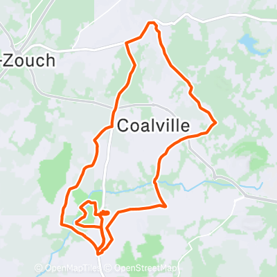 15 mile into whitwick | 24.4 km Running Route on Strava