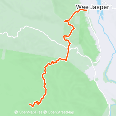Wee Jasper to Mount Wee Jasper | 21.5 km Walking Route on Strava