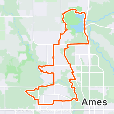 Ames Half | 13.5 mi Running Route on Strava