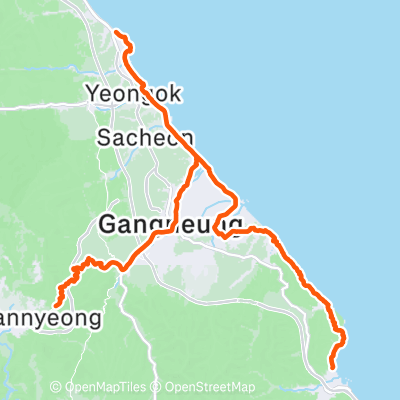 옥계-주문진-대관령 | 90.4 km Cycling Route on Strava