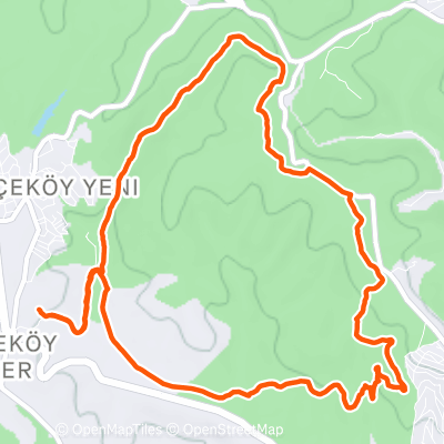Kayip Orman Elevation | 10.8 km Running Route on Strava