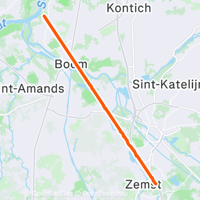 Zemst | 19.2 km Running Route on Strava