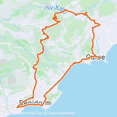 benidorm 100k | 102.2 km Cycling Route on Strava