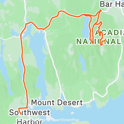 Cadillac Mnt. | 36.2 mi Cycling Route on Strava