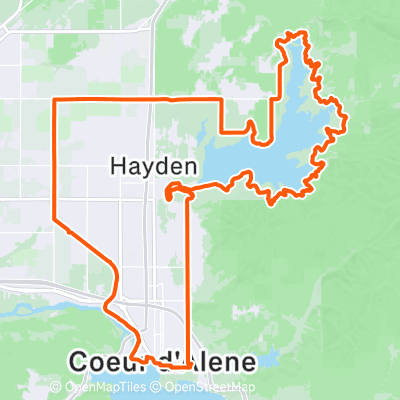 CDACC Hayden Lake + Prairie | 47.3 mi Cycling Route on Strava