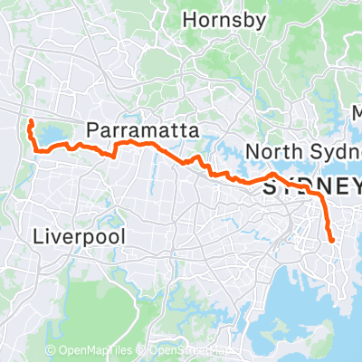 Kingsford -> SMSP | 51.3 km Cycling Route on Strava