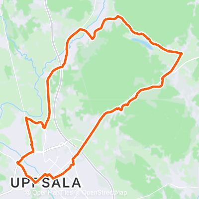 Uppsala 46 km | 45.7 km Cycling Route on Strava