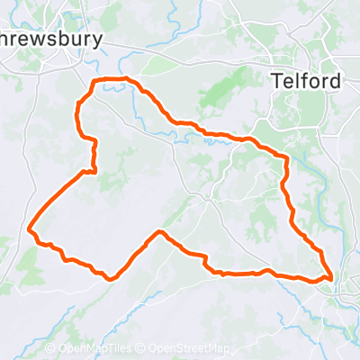 46m 3100ft Presthope-Acton Burnell-Wroxeter-Ironbridge | 46.7 mi ...