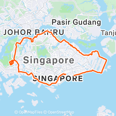 7 Apr RTI with NTU | 120.5 km Cycling Route on Strava