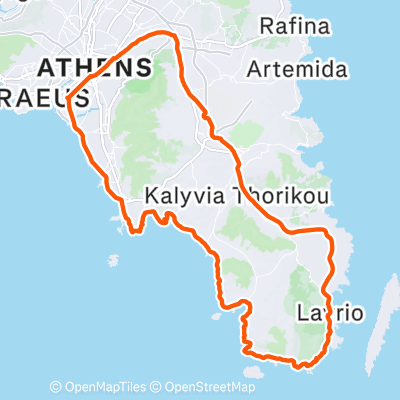 Tour de Sounio | 130.4 km Cycling Route on Strava