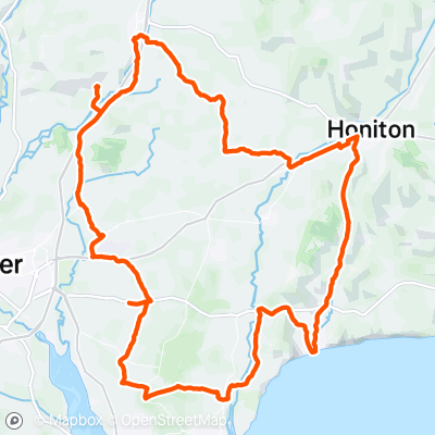 Cullompton,Feniton,Honiton, Sidmouth - Stop Greendale | 102.9 km ...