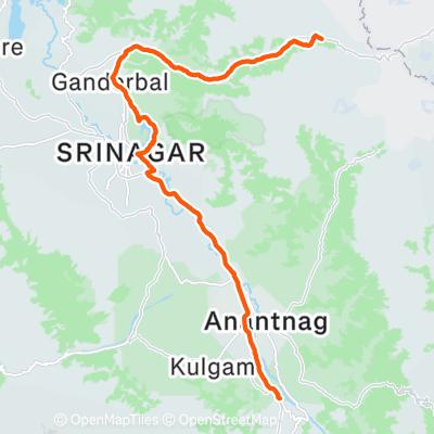 Qazigund to Sonamarg(3 May 23) | 159.0 km Cycling Route on Strava