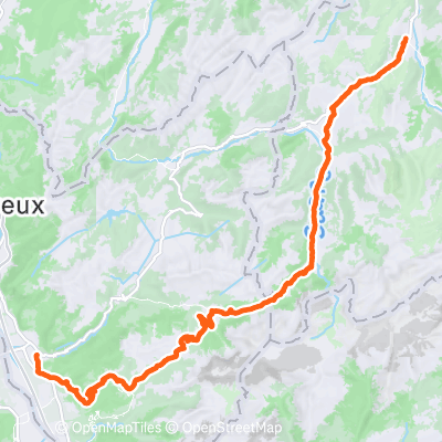 AIGLE TO GIORGIO | 65.9 km Cycling Route on Strava