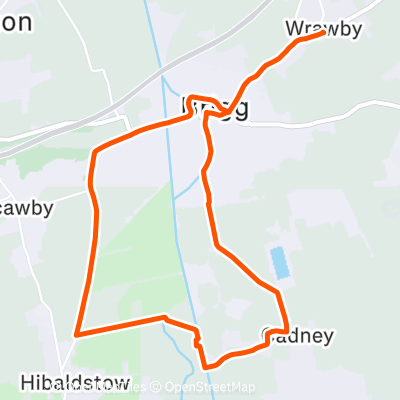 Wrawby - Cadney Loop (Via Brigg + Hibaldstow) | 12.2 mi Cycling Route ...