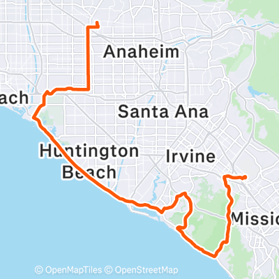 BP to Irvine | 55.6 mi Cycling Route on Strava