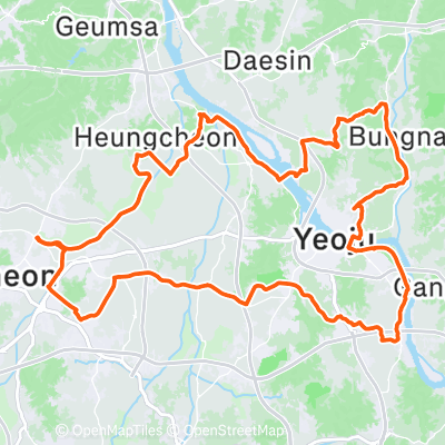 내양-외룡-제일식당-강천보 | 79.4 km Cycling Route on Strava