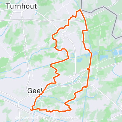 4 Postel -Hulsen -Stelen 80 km split 26 km | 79.8 km Cycling Route on ...