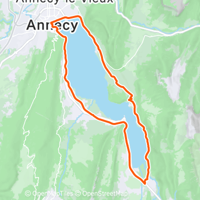 Lake Annecy | 37.3 km Cycling Route on Strava