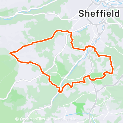 SHEFFIELD ROUND WALK | 15.1 mi Running Route on Strava