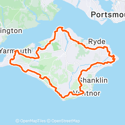 IoW | 106.2 km Cycling Route on Strava