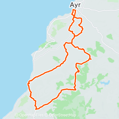 Ayr-Girvan-Barr-Straiton-Ayr | 65.6 mi Cycling Route on Strava