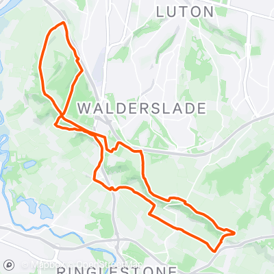Blue Bell 25km | 26.0 km Running Route on Strava