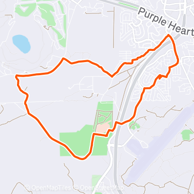 Woody 10 miler | 9.6 mi Running Route on Strava