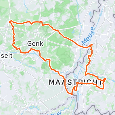 Kanne/Valkenburg/Maasmechelen² 125km/750hm | 123.3 km Cycling Route on ...