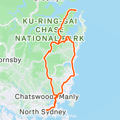 TDC West Head - Return Wakehurst | 88.0 km Cycling Route on Strava