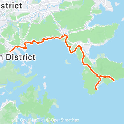 盐田-沿海-东西涌 | 70.1 km Cycling Route on Strava