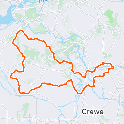 Tarporley | 99.4 km Cycling Route on Strava
