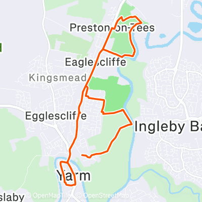 Yarm 10km | 6.4 mi Running Route on Strava