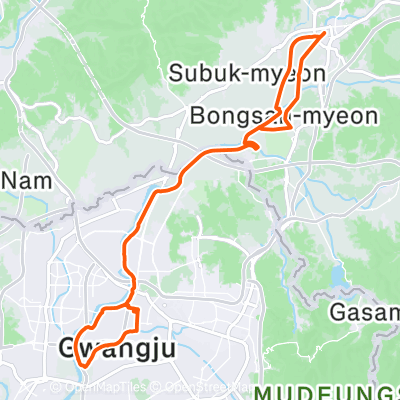 시청-담양-호현 | 60.3 km Cycling Route on Strava
