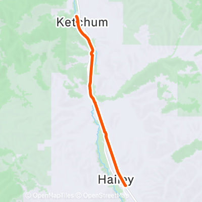 Wood River Trail: Hailey to Ketchum | 13.1 mi Cycling Route on Strava
