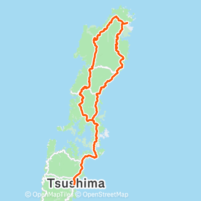 대마도 160km 코스 | 160.9 km Cycling Route on Strava