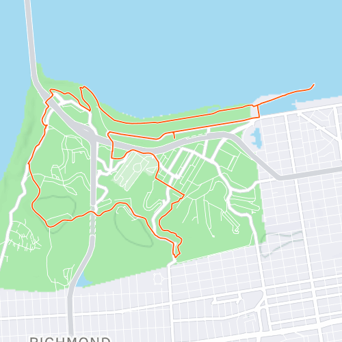 SB Presidio Kickoff - 8 mile | 13.4 km Running Route on Strava