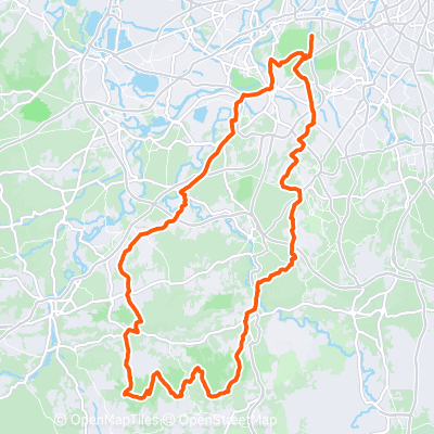 Surrey 5 Hills | 102.6 km Cycling Route on Strava